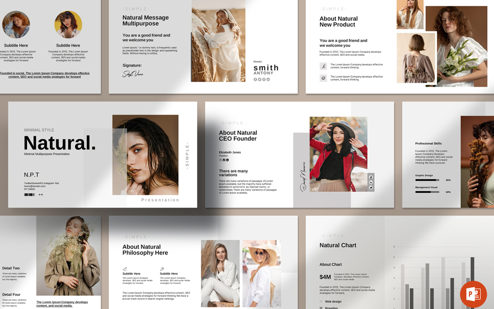 Natural Presentation Template #427098 - TemplateMonster