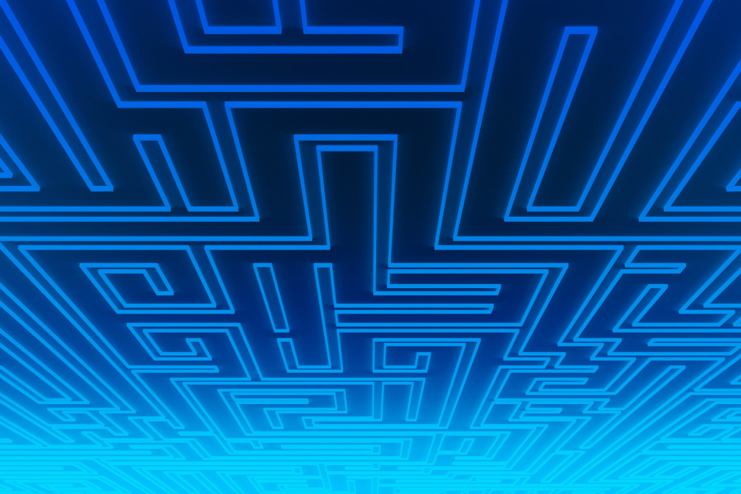Neon Maze Backgrounds Vol.1 #428934 - TemplateMonster