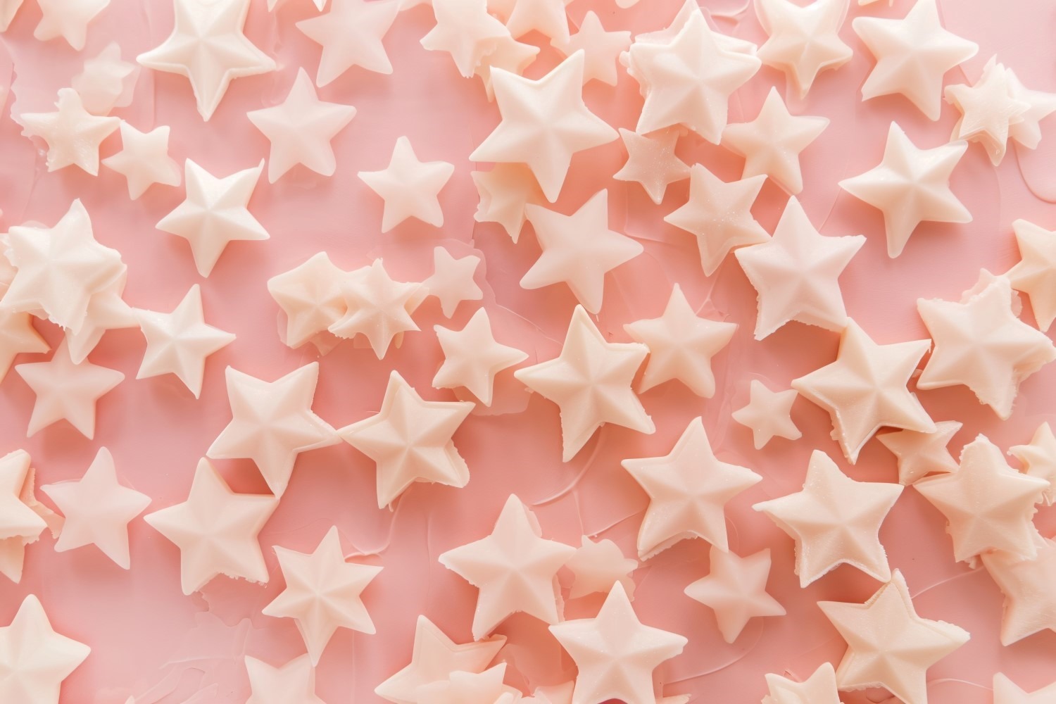 Birthday Background Peach and pink Glitter Stars 233