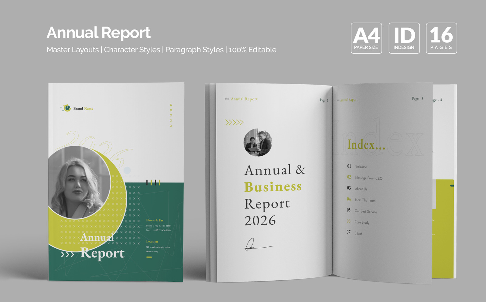Annual Report Template 2024 #430981 - TemplateMonster