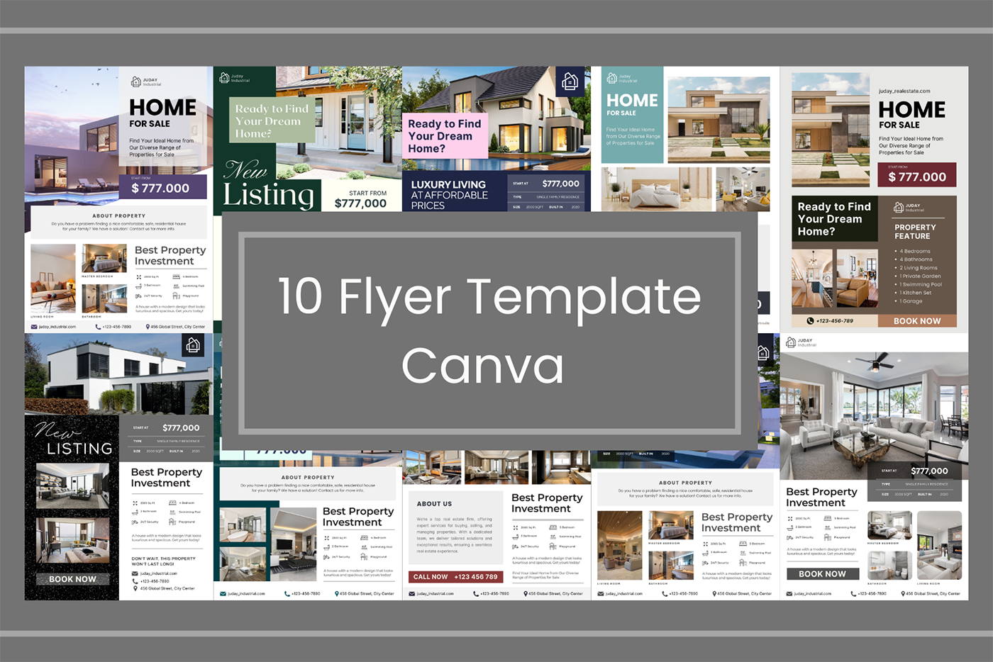 Stylish Canva Flyer Template #431743 - TemplateMonster