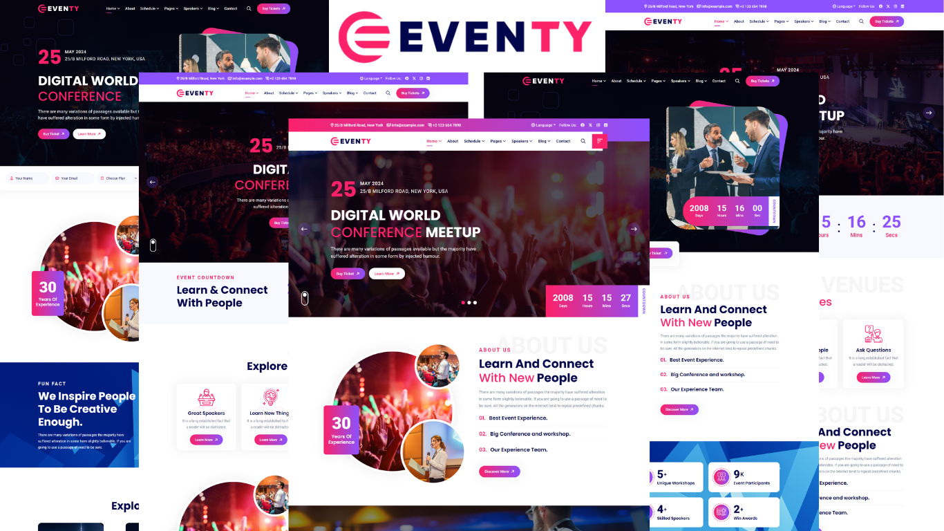 Eventy - Event And Conference HTML5 Template