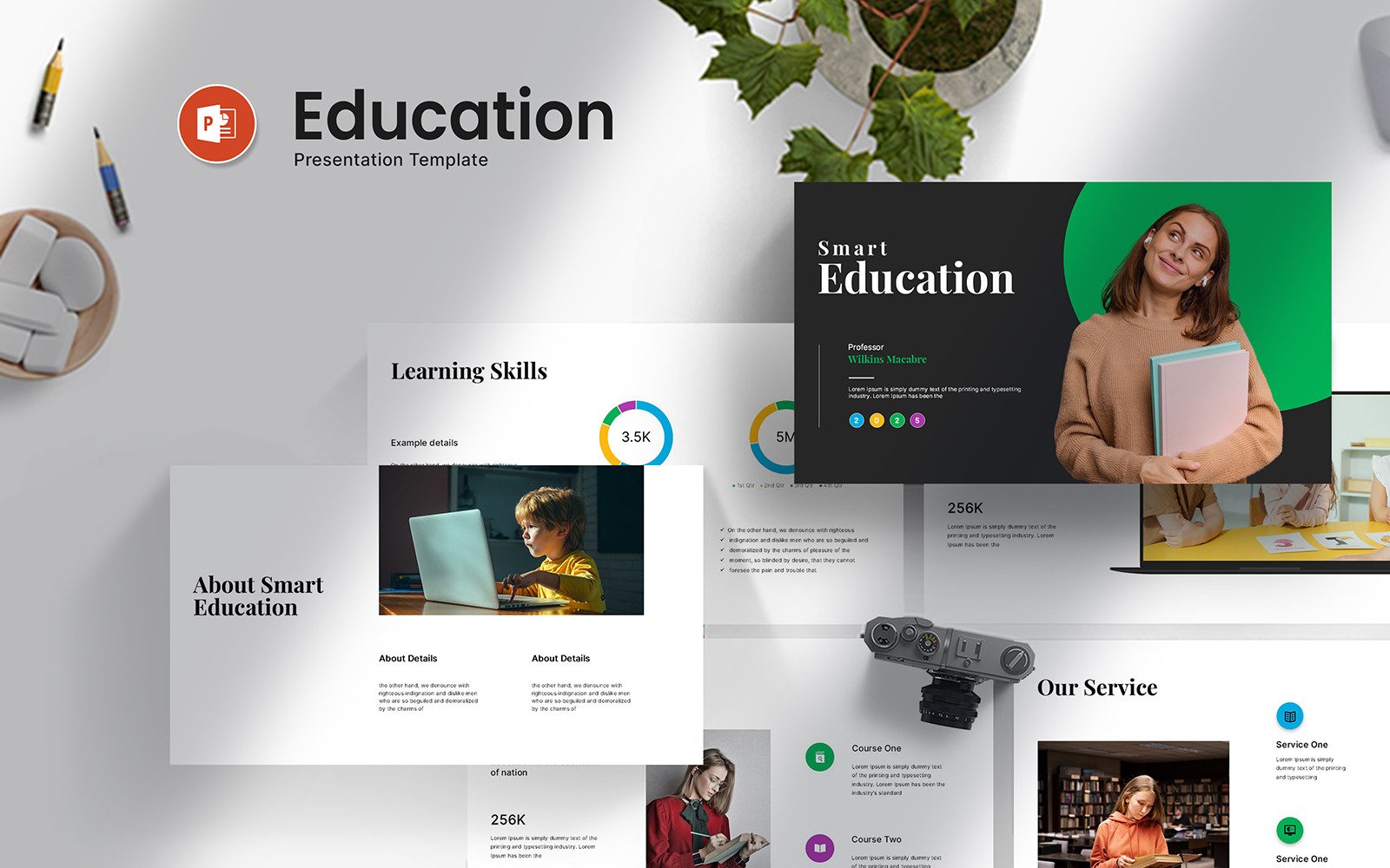 Education smart PowerPoint Presentation Template Education smart PowerPoint Presentation Template