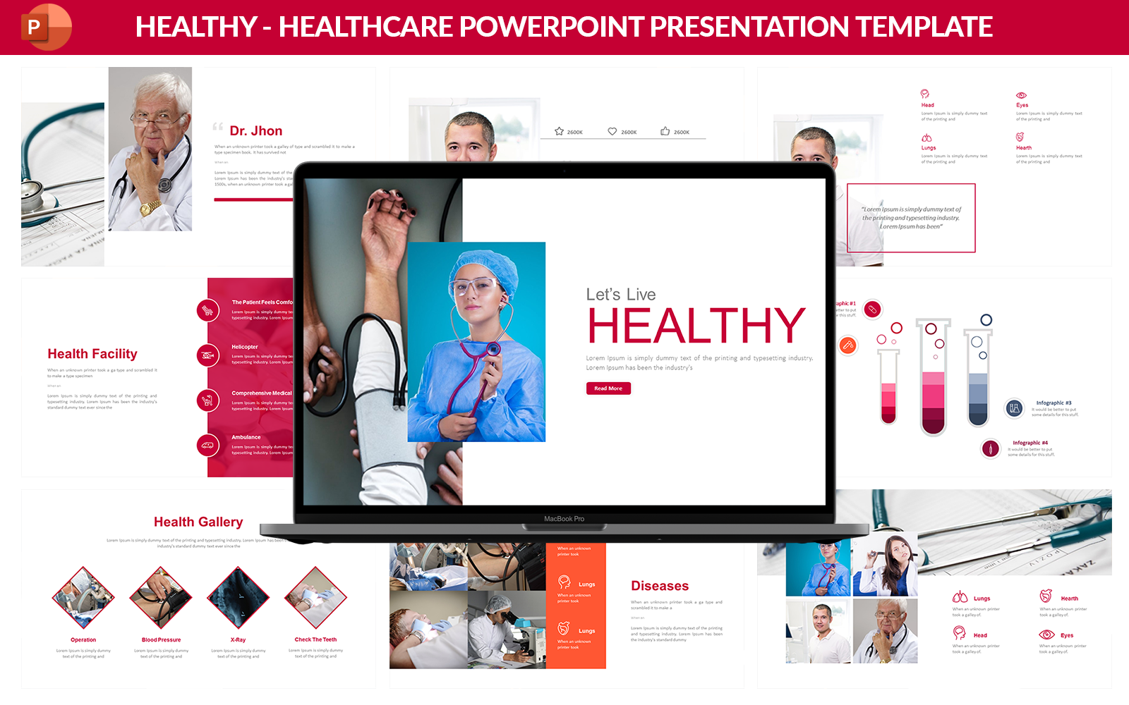 Healthy - Healthcare Presentation Template - TemplateMonster