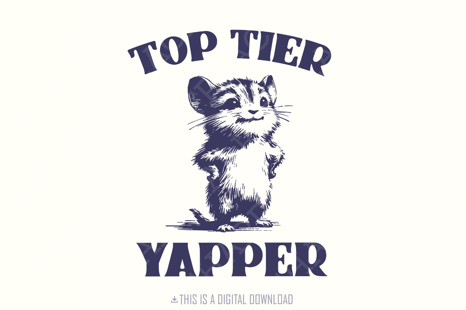 Top Tier Yapper PNG, Dank Meme Png, Funny Png, Cute Animal Joke ...