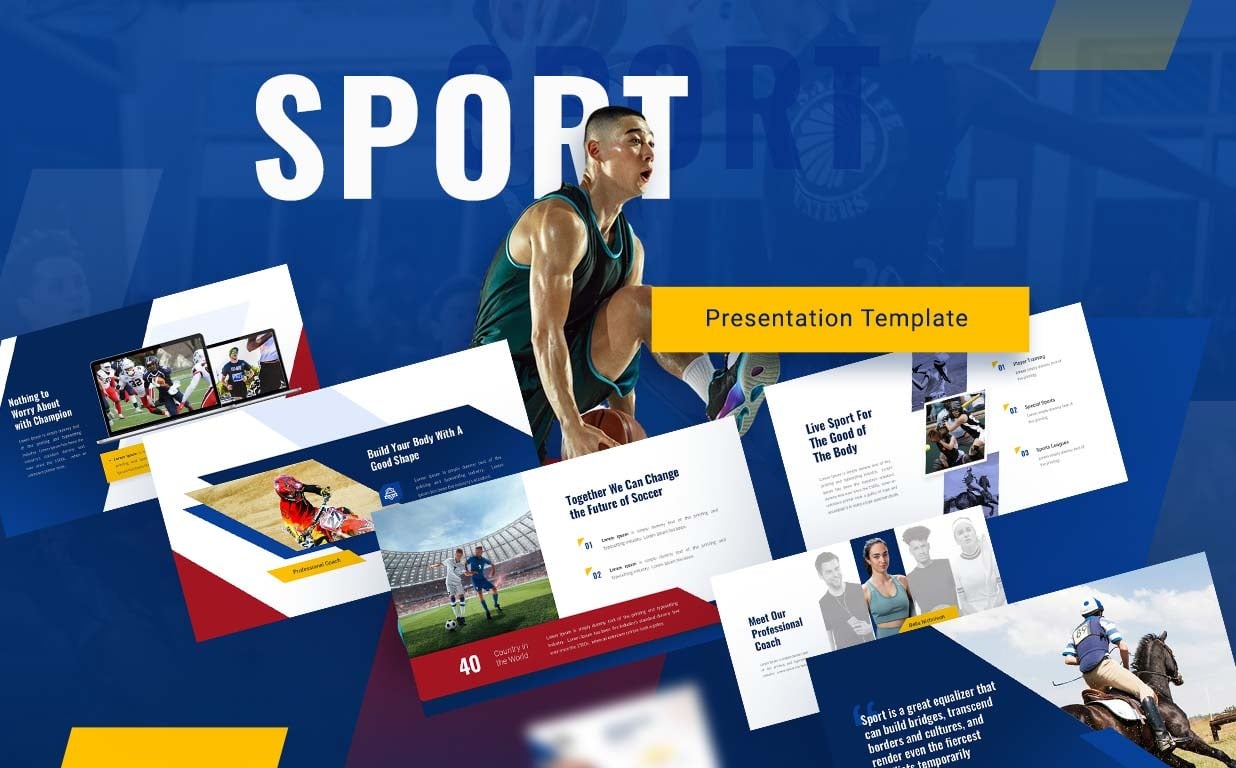 Olympix - Sport Presentation PowerPoint Template