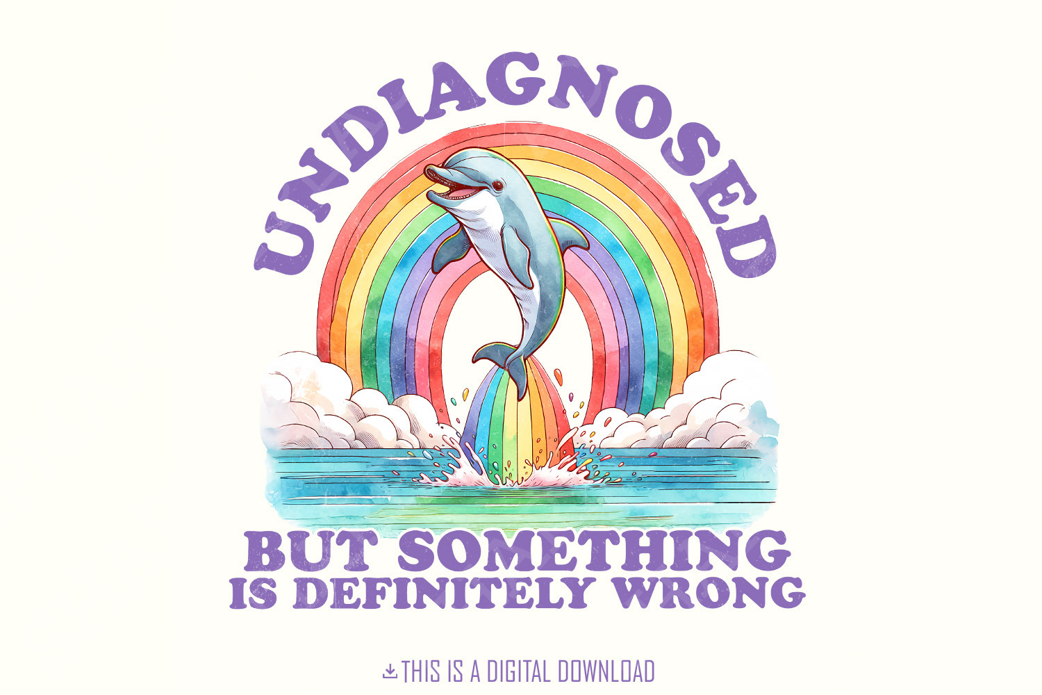 Undiagnosed But Something Ain't Right png, Funny png for Shirts, ADHD ...
