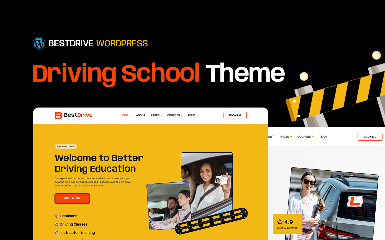 BestDrive - Driving School WordPress Theme - TemplateMonster