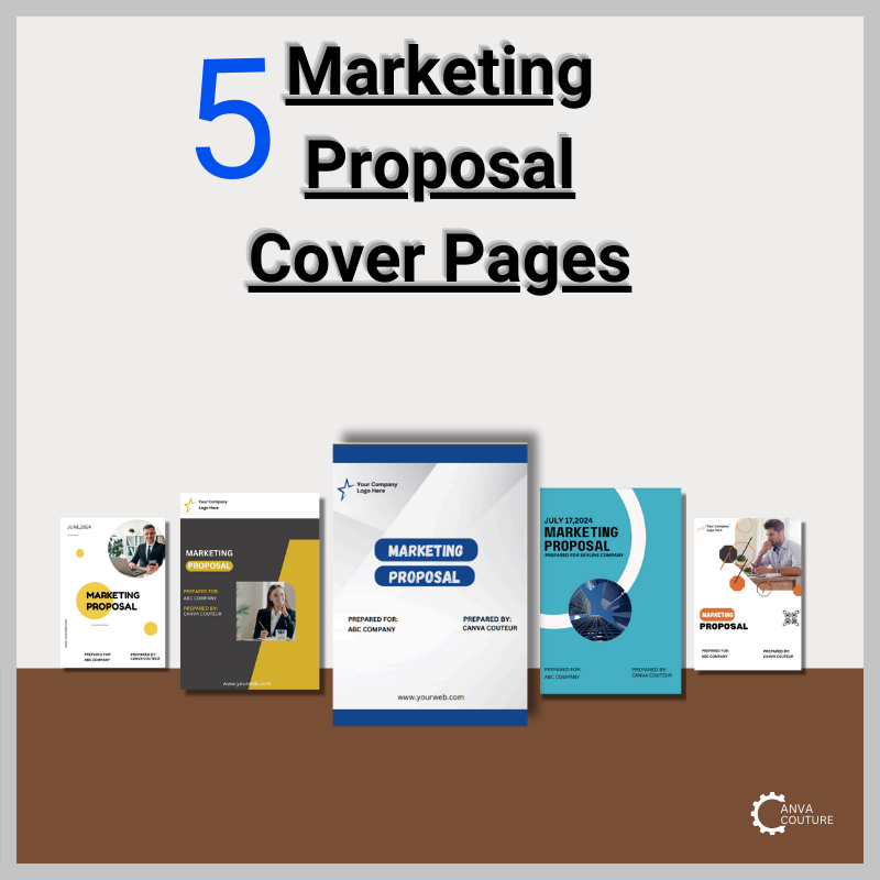 Marketing Proposal Cover Page #465897 - TemplateMonster