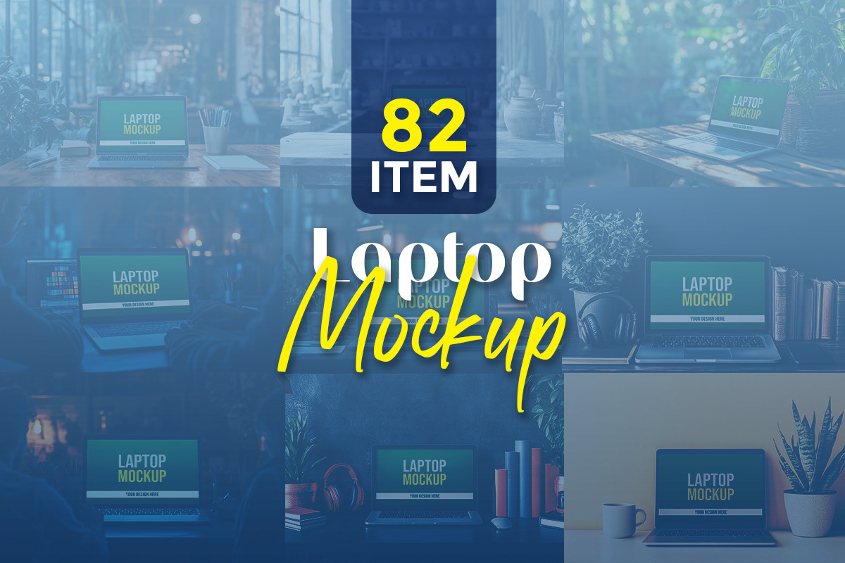 Realistic Laptop mockup. Device UI/UX mockup for presentation template