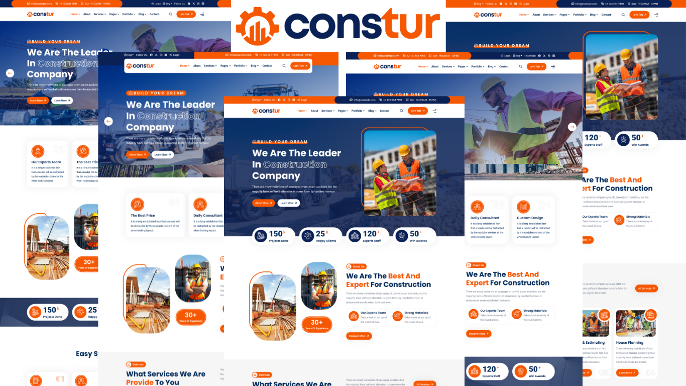 Constur - Construction HTML5 Template - TemplateMonster