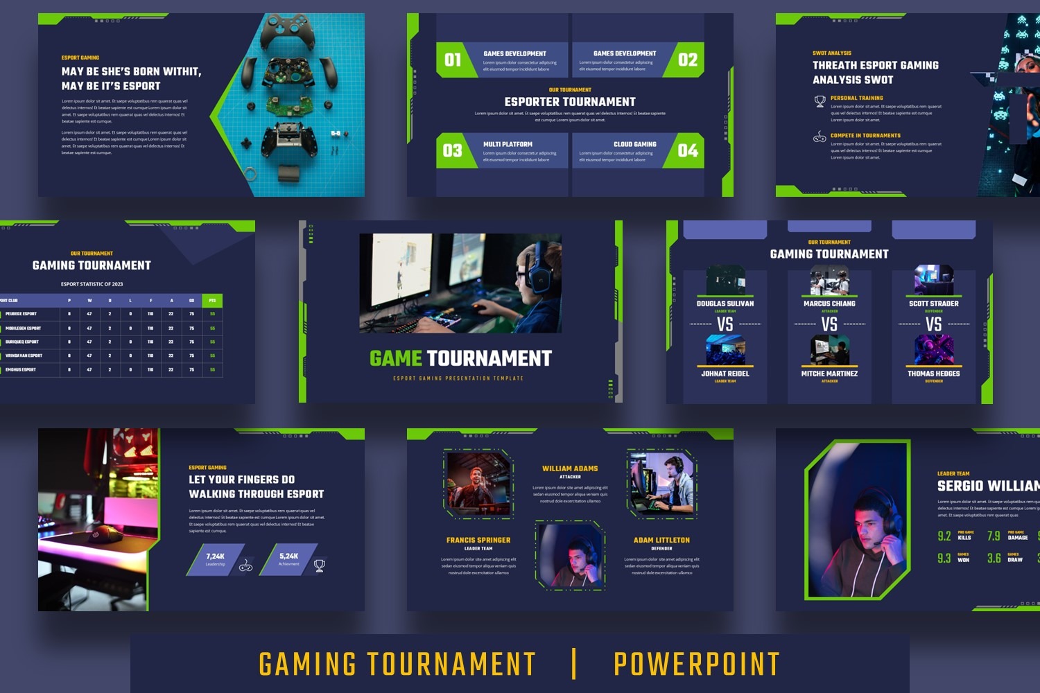 Gaming PowerPoint Presentation Template - TemplateMonster