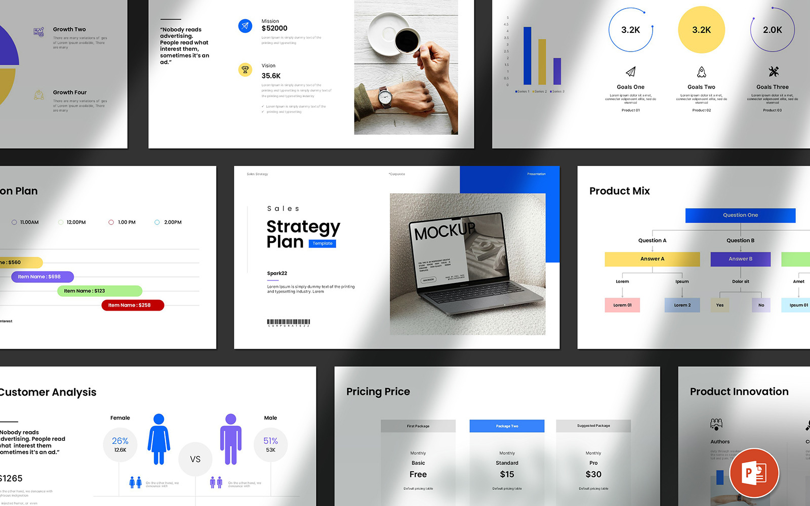 Sales Strategy Plan Presentation Template - TemplateMonster