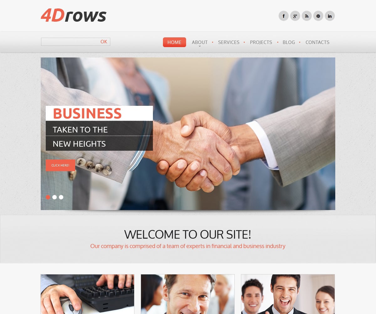 Marketing Agency Responsive Website Template