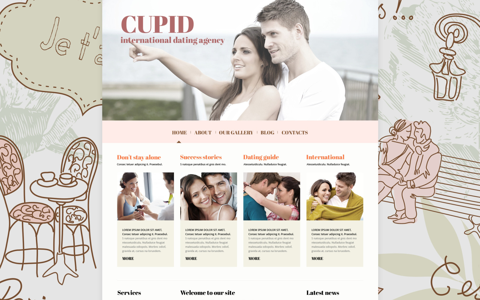 Dating Responsive Joomla Template #47435 - TemplateMonster