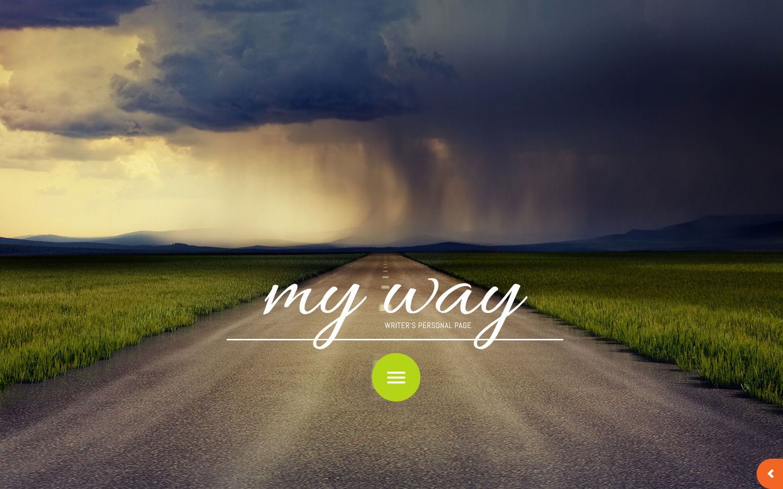 Personal Page Website Template #47425 - TemplateMonster