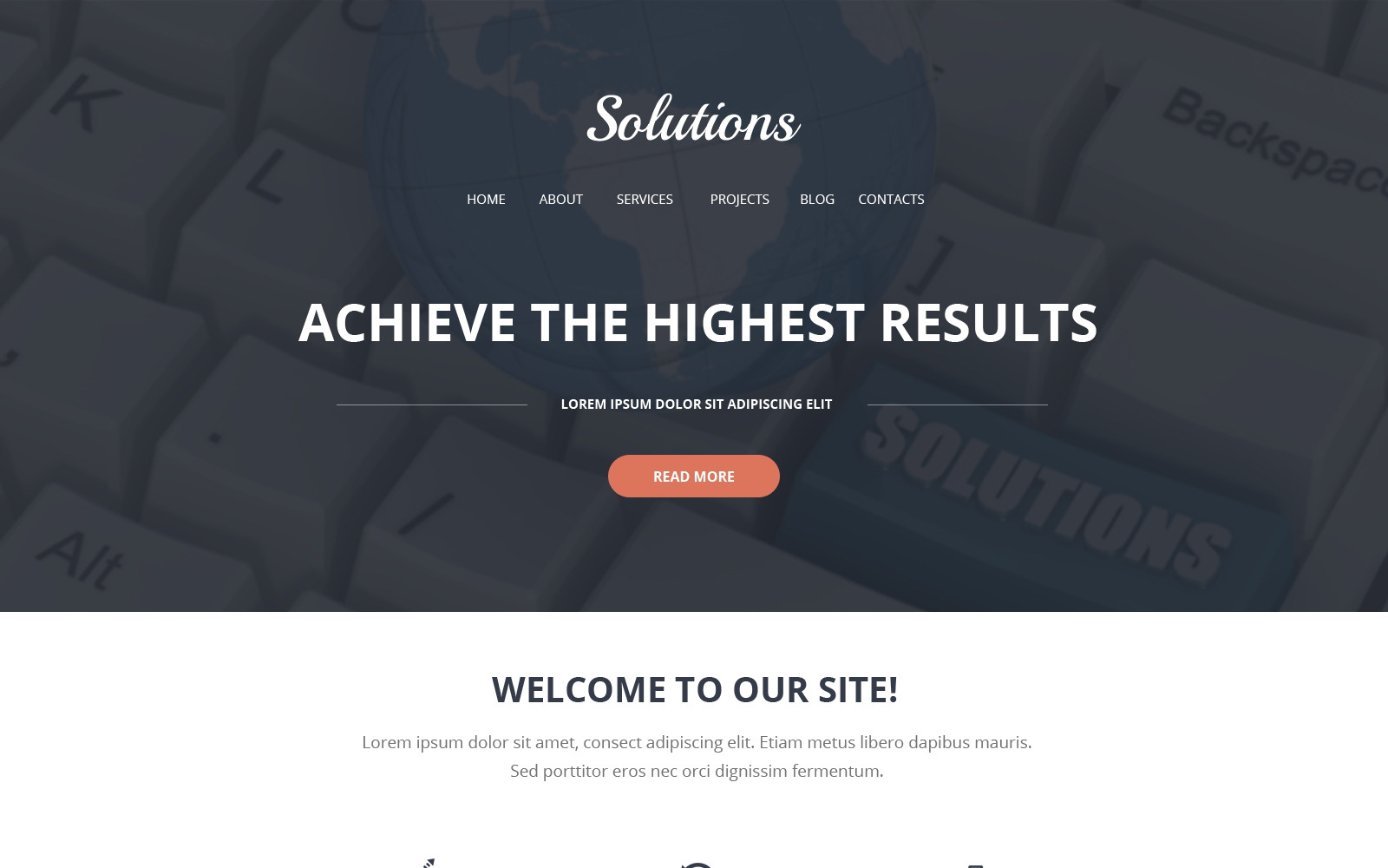 Merchant Services Responsive Website Template