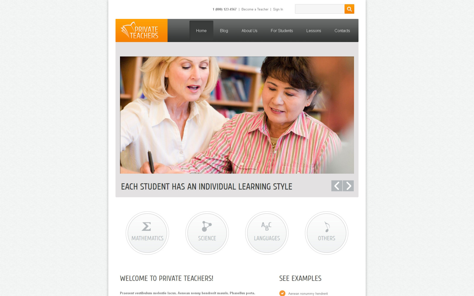 Education Drupal Template #48236 - TemplateMonster