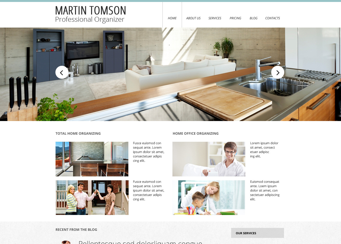 Interior Design Responsive Website Template - TemplateMonster