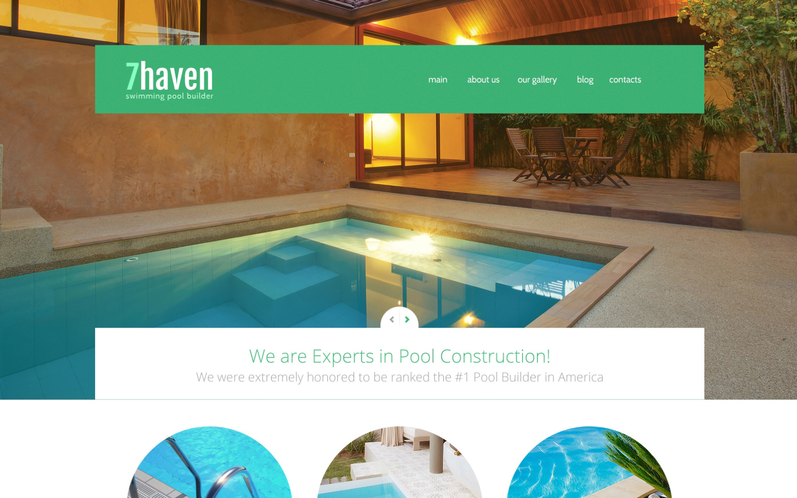 Swimming Pool Builder Joomla Template - TemplateMonster