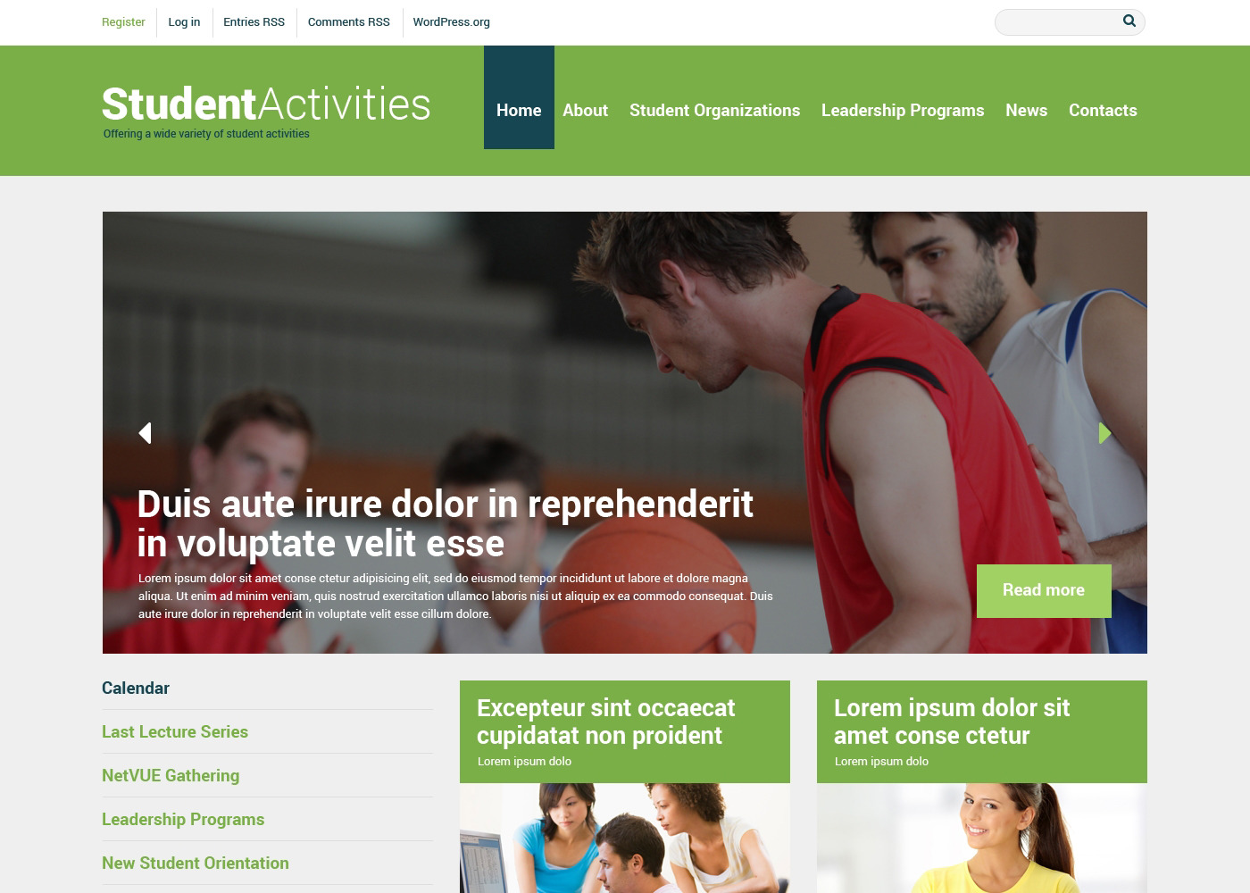 Education Responsive WordPress Theme - TemplateMonster