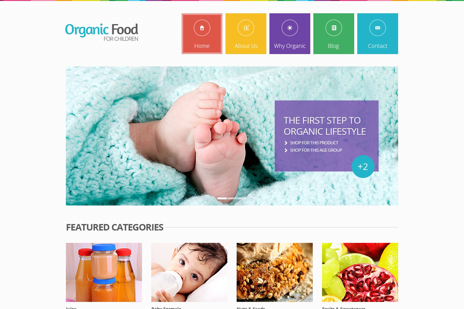 Food Store Responsive Website Template - TemplateMonster