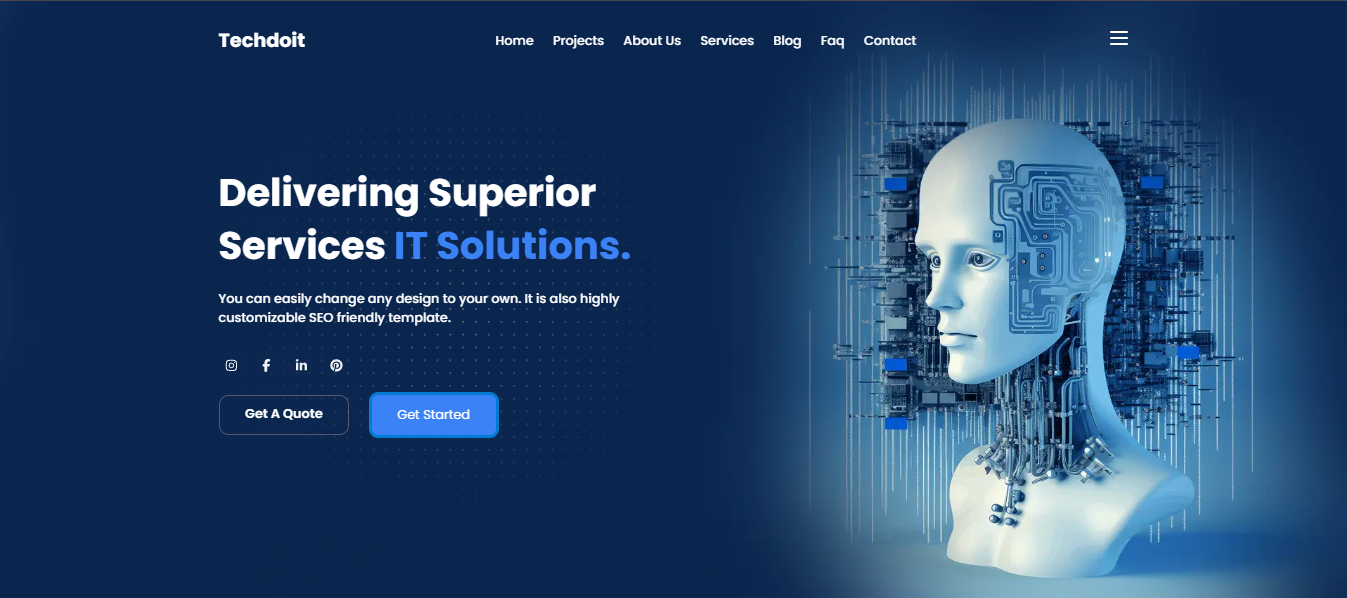 Techdoit - IT Solutions & Technology React & Nextjs Template