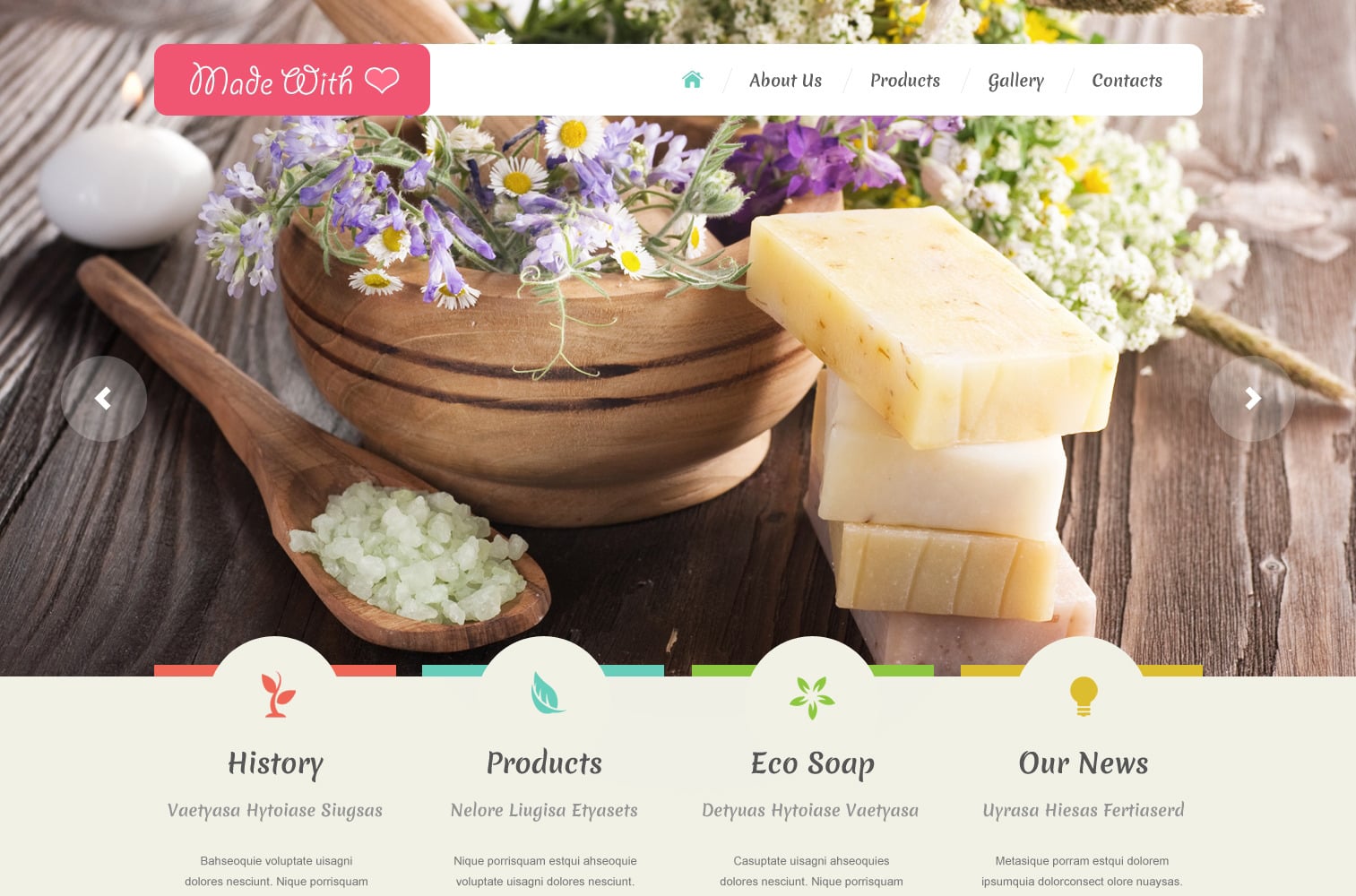 Crafts Responsive Website Template #48988 - TemplateMonster