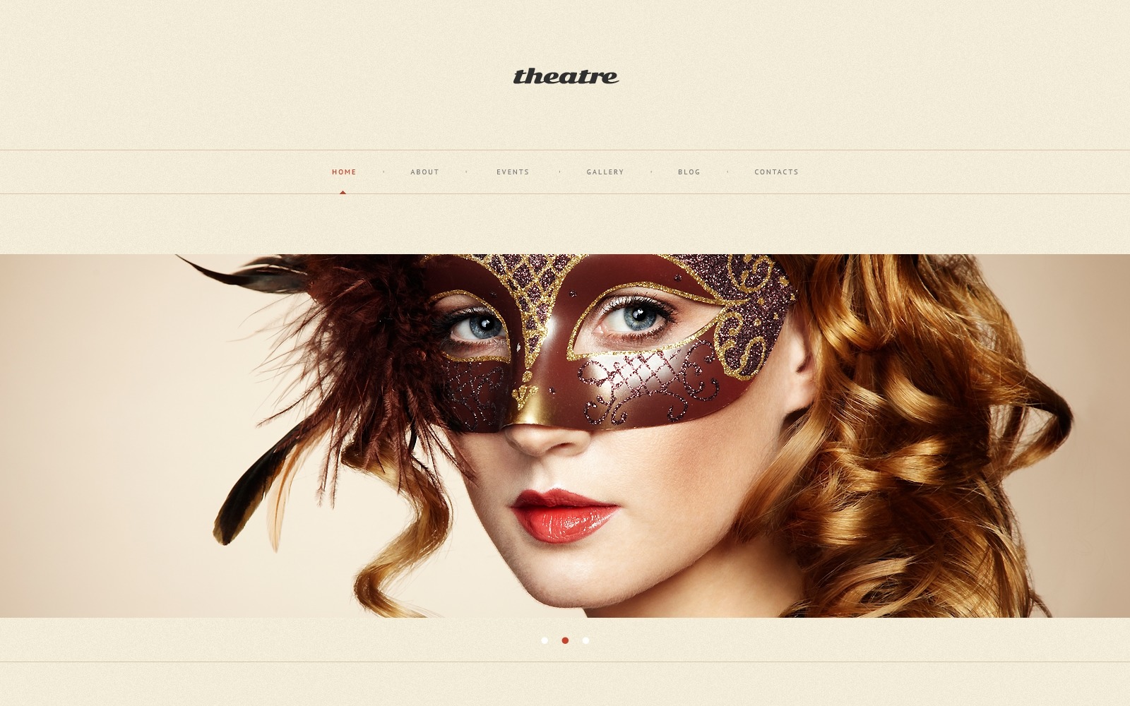 Theater Responsive WordPress Theme #48981 - TemplateMonster