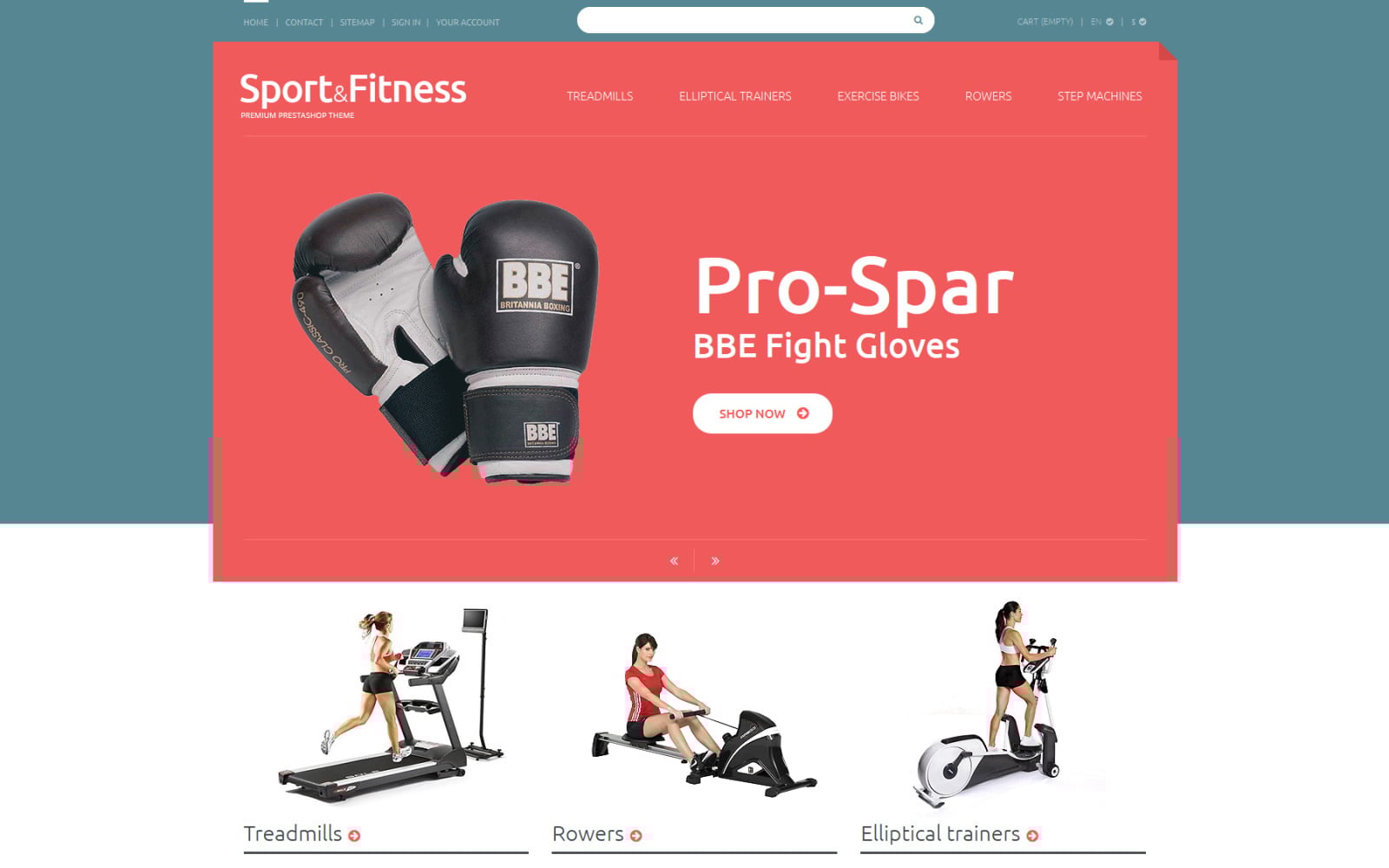 Free Sport Shop PrestaShop Theme #49146 - TemplateMonster