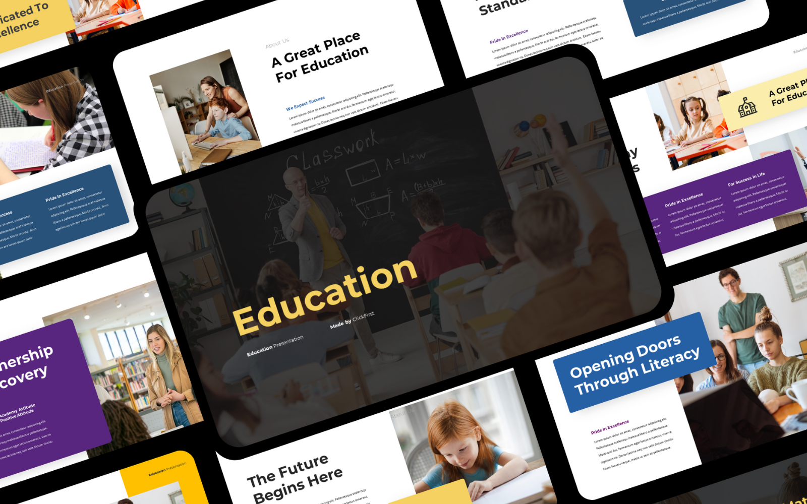 Educa - Education Presentation #491271 - TemplateMonster