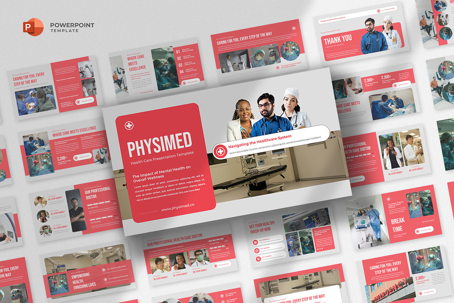 Physimed - Medical Healthcare Powerpoint Template
