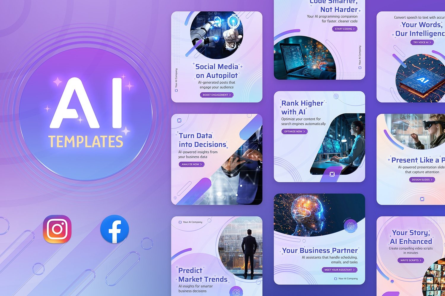 Artificial Intelligence Templates #496748 - TemplateMonster