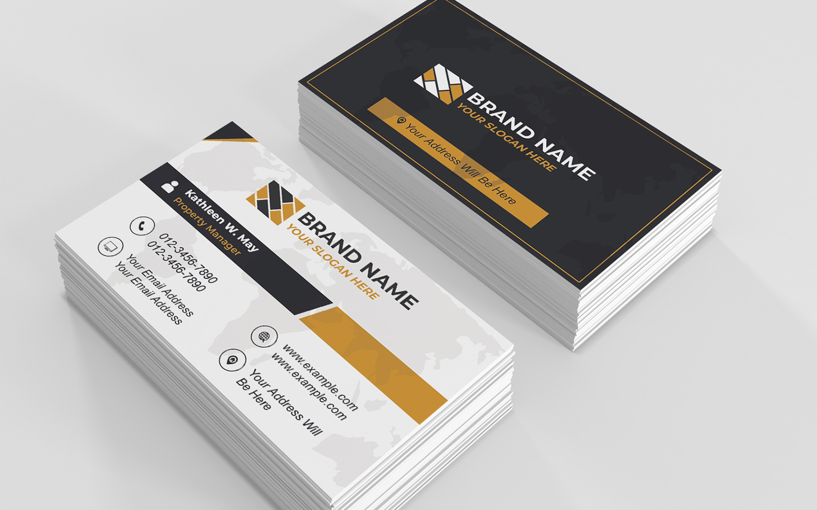 Stylish Business Card For The Modern Executive Visiting Cards ...