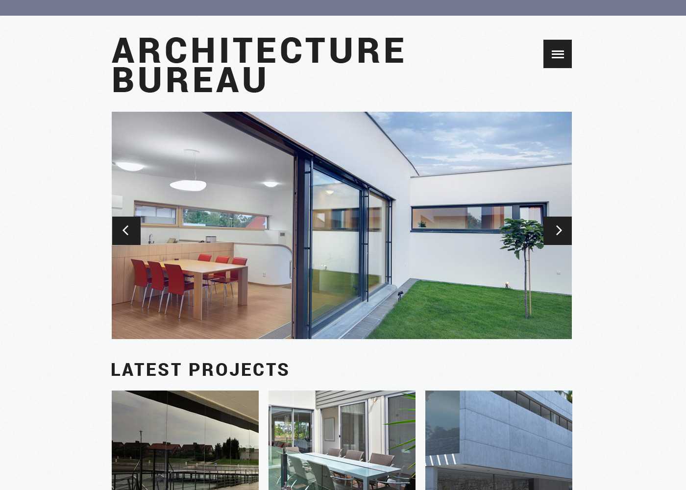 Architecture Responsive Website Template - TemplateMonster