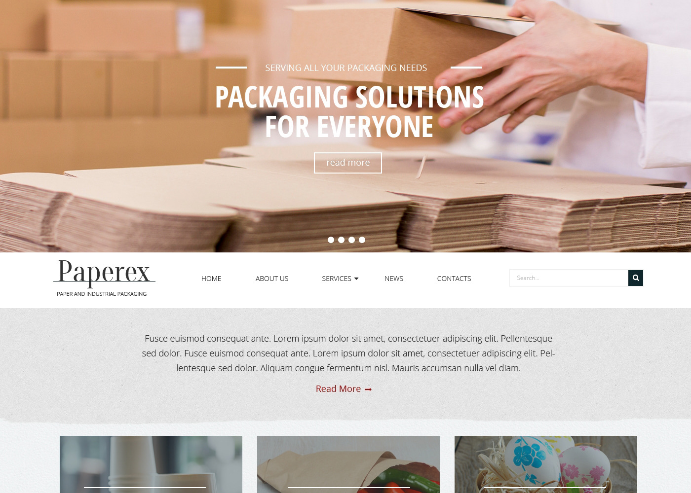 Maintenance Services Responsive Website Template