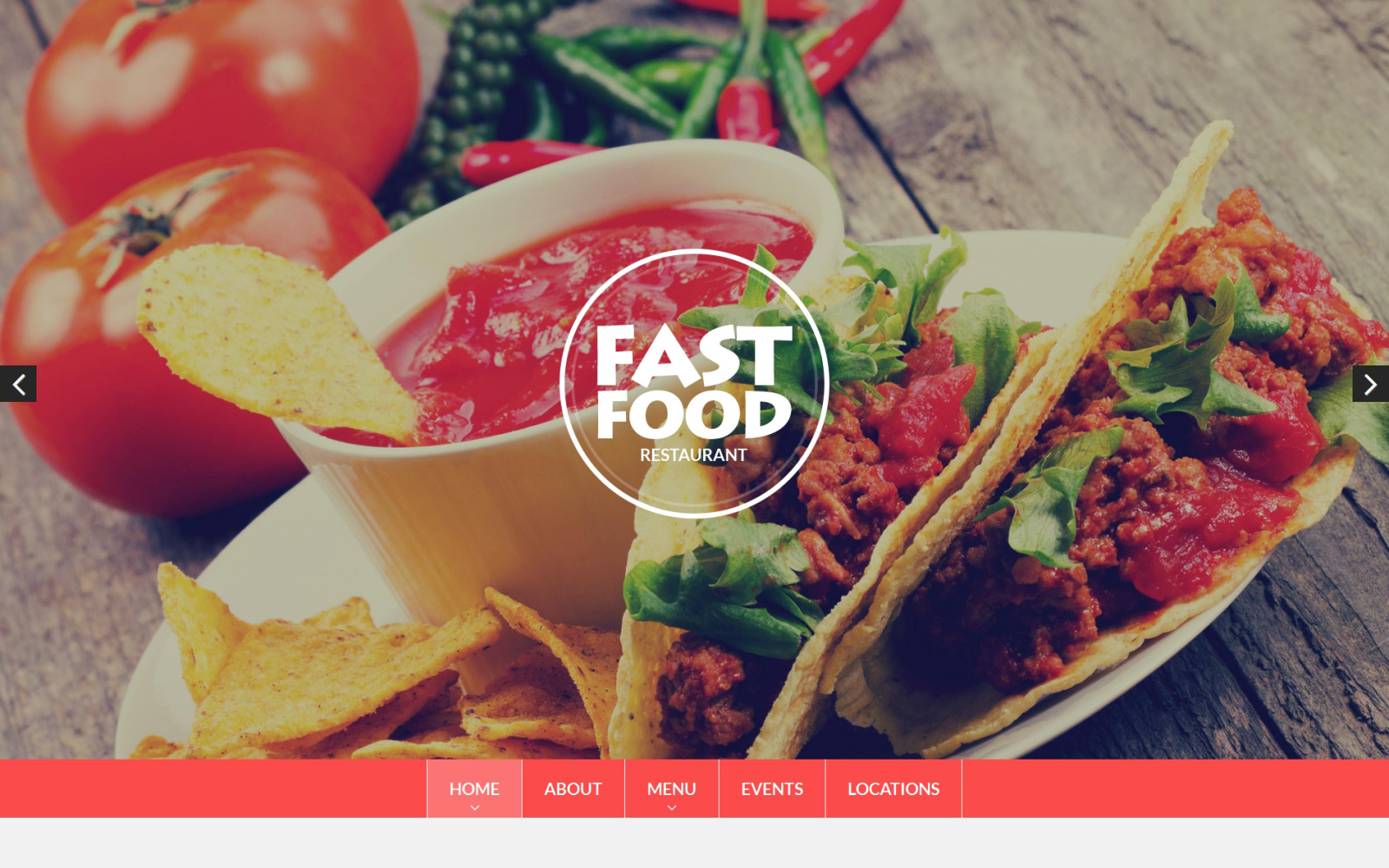 Fast Food Drupal Template #51203 - TemplateMonster