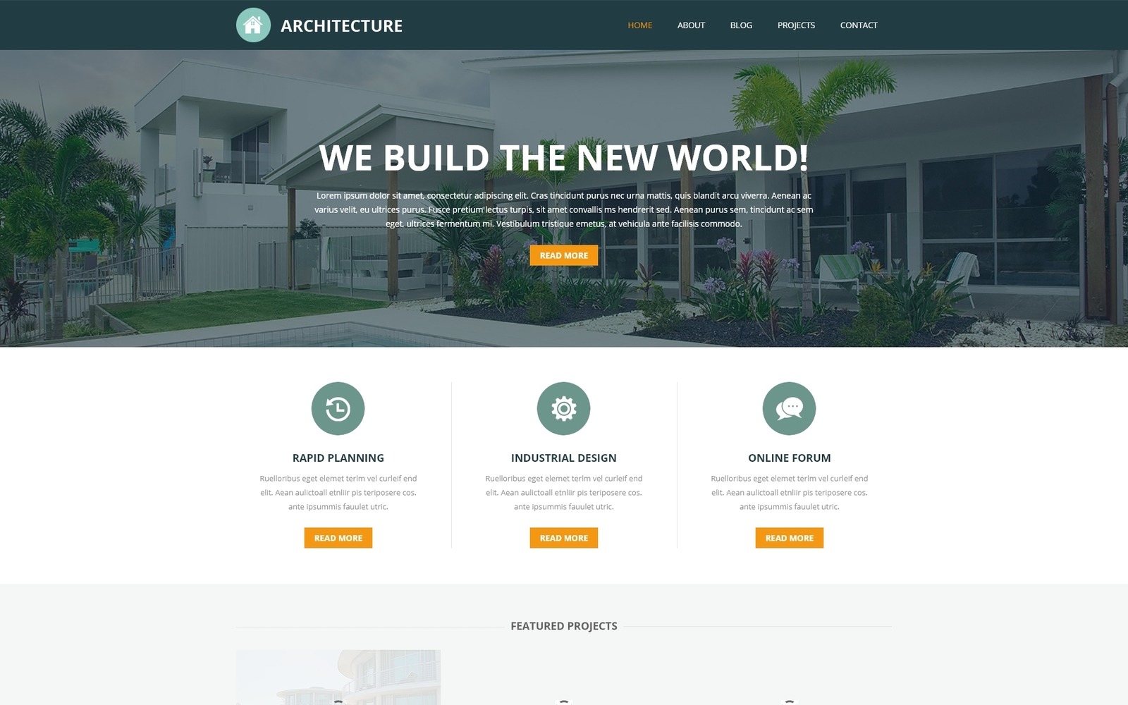 Pro Architectural Designs Joomla Template - TemplateMonster