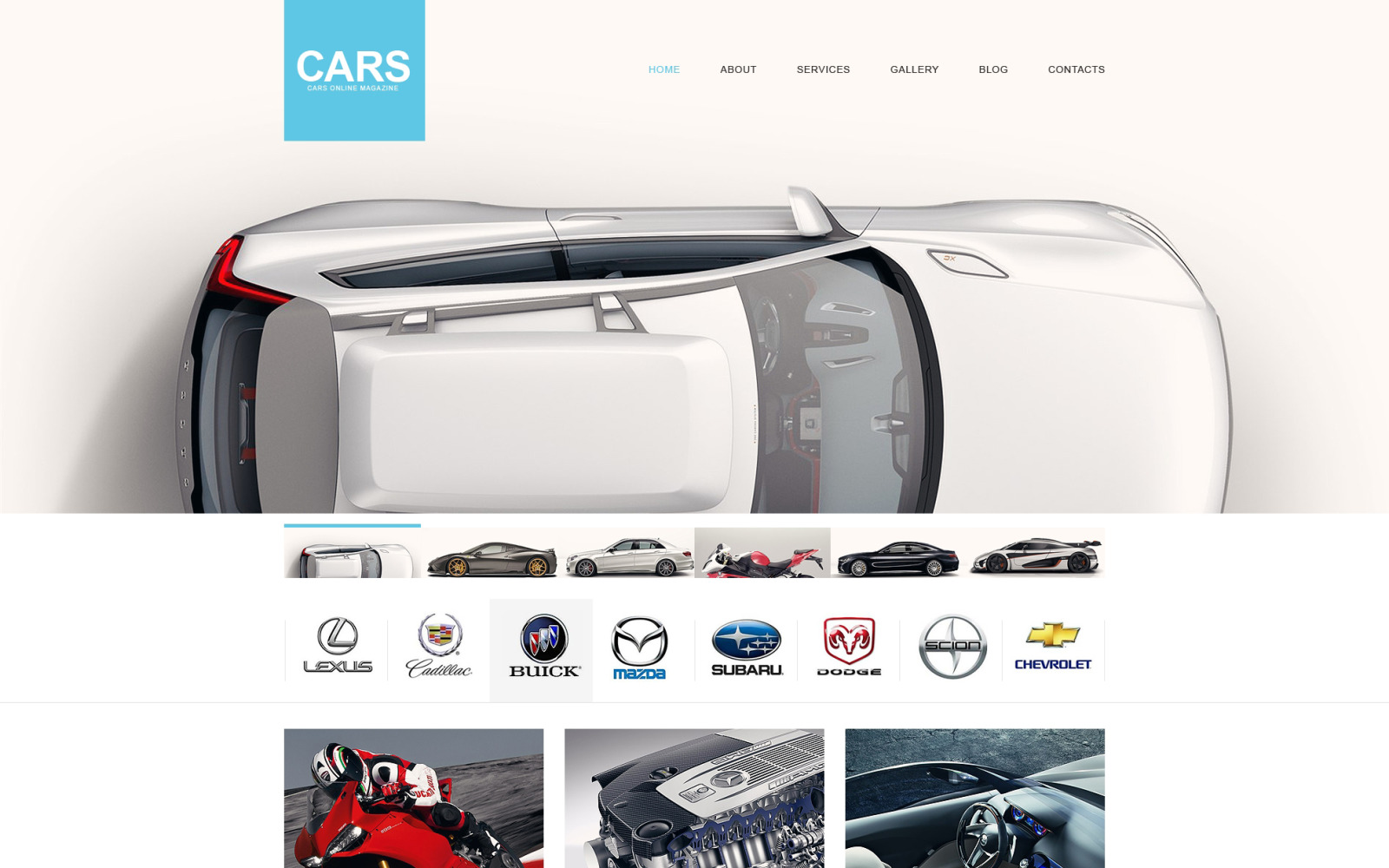 Car Muse Template #51316 - TemplateMonster