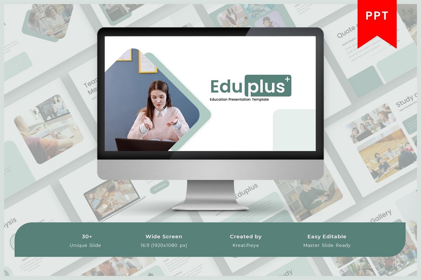 Eduplus – Education PowerPoint Template - TemplateMonster