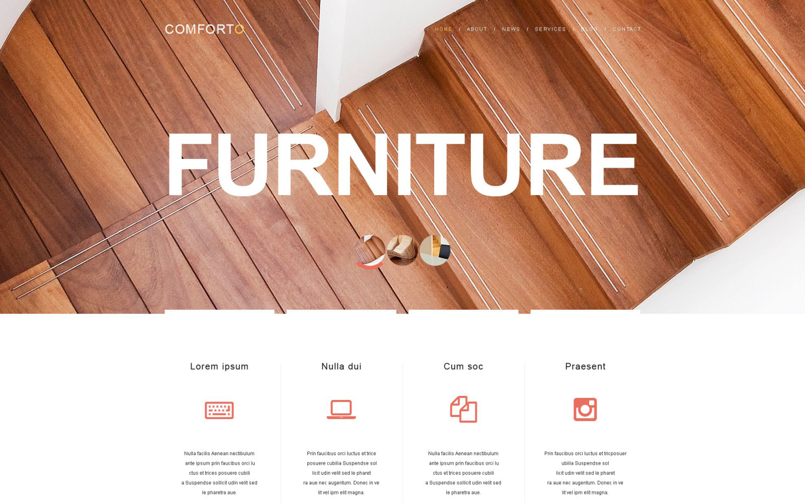 Interior Design Muse Template #51855 - TemplateMonster