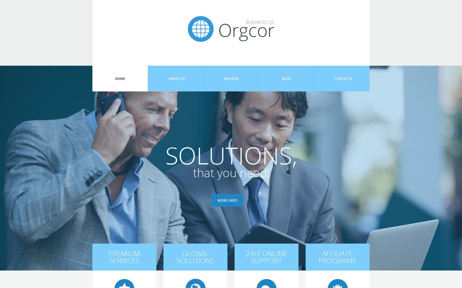 Business Promotion WordPress Theme #51990 - TemplateMonster