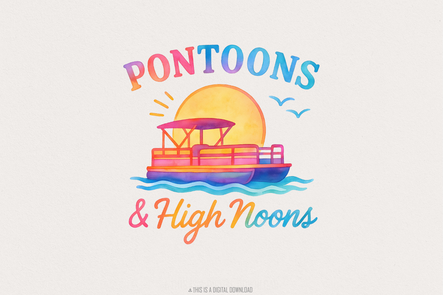 Pontoons and High Noons PNG, Pontoon PNG, River Rat PNG, Lake PNG, Lake ...