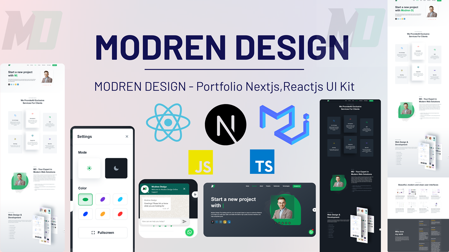 MODREN DESIGN– The Ultimate Portfolio UI Kit