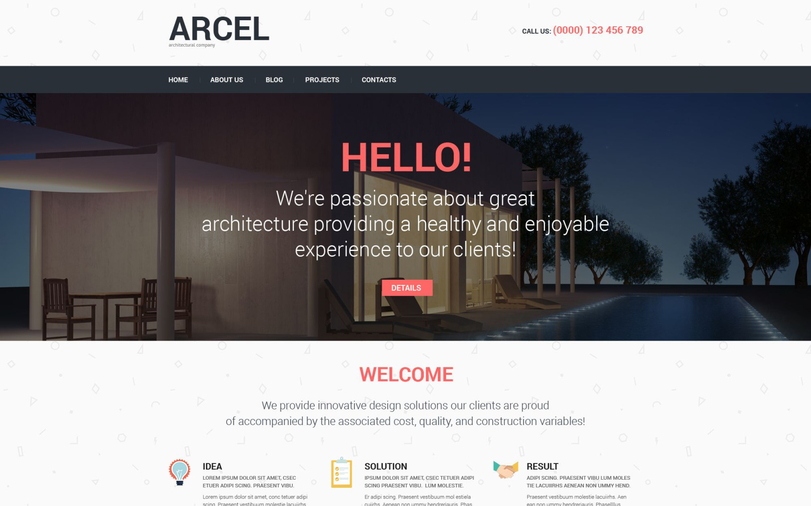 Architecture Responsive WordPress Theme - TemplateMonster