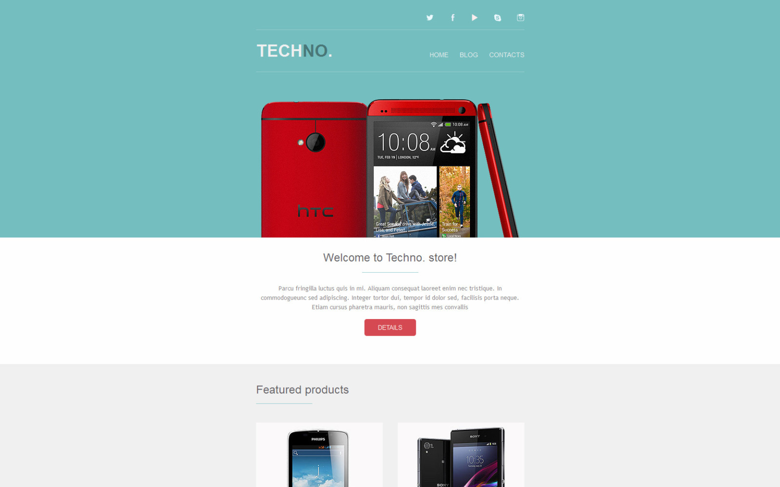 Mobile Store Newsletter Template #52800 - TemplateMonster