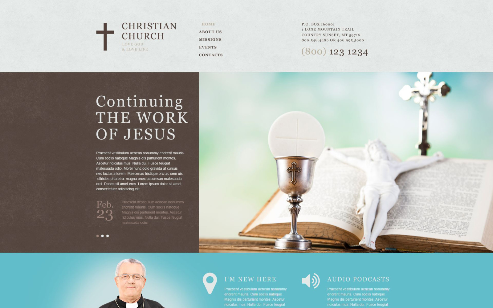 Christian Muse Template #53126 - TemplateMonster