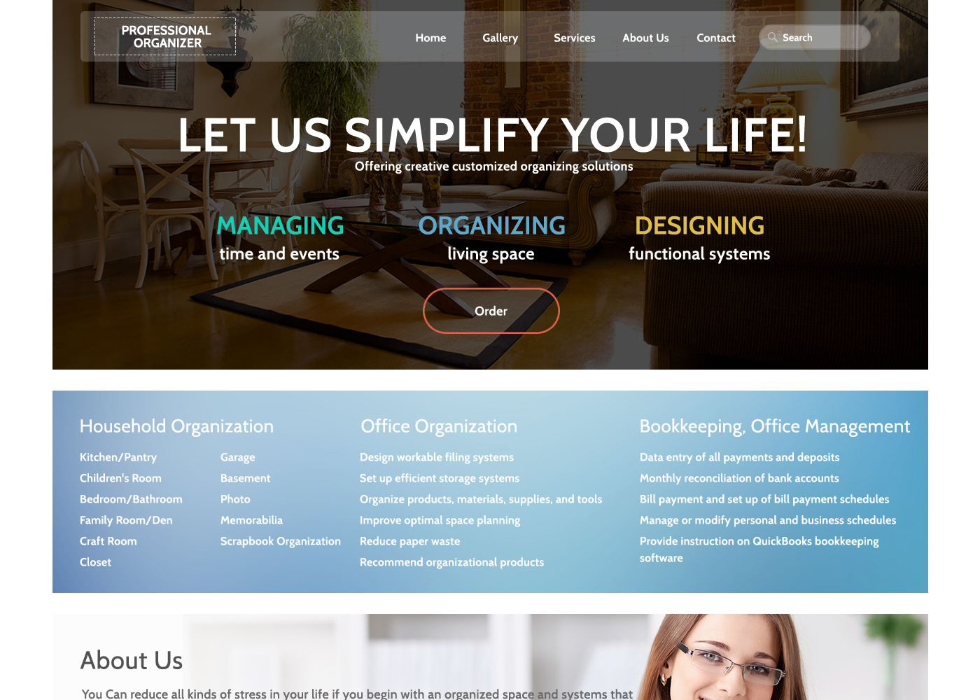 Office Responsive Website Template #53275 - TemplateMonster