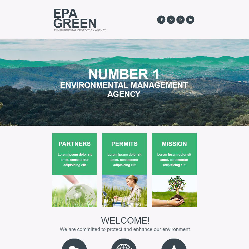 Environmental Responsive Newsletter Template