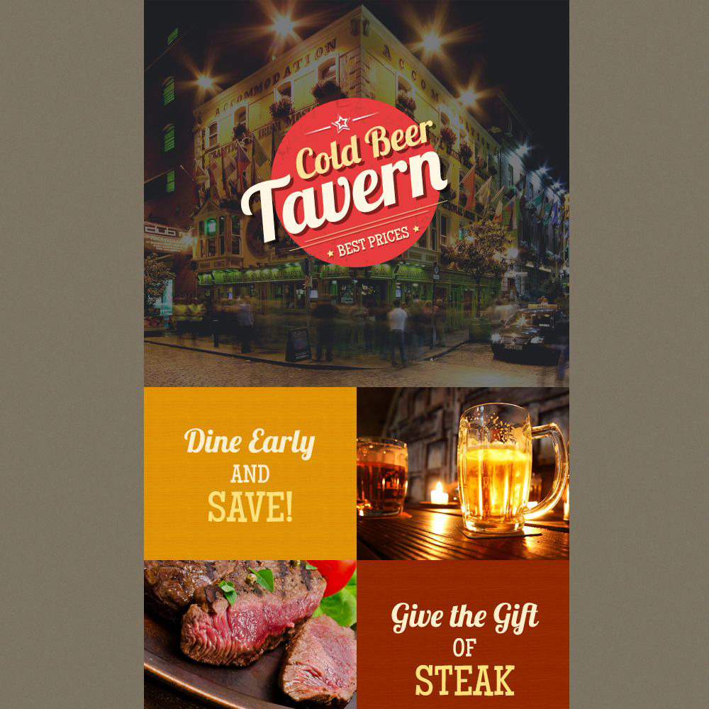 Cafe and Restaurant Responsive Newsletter Template